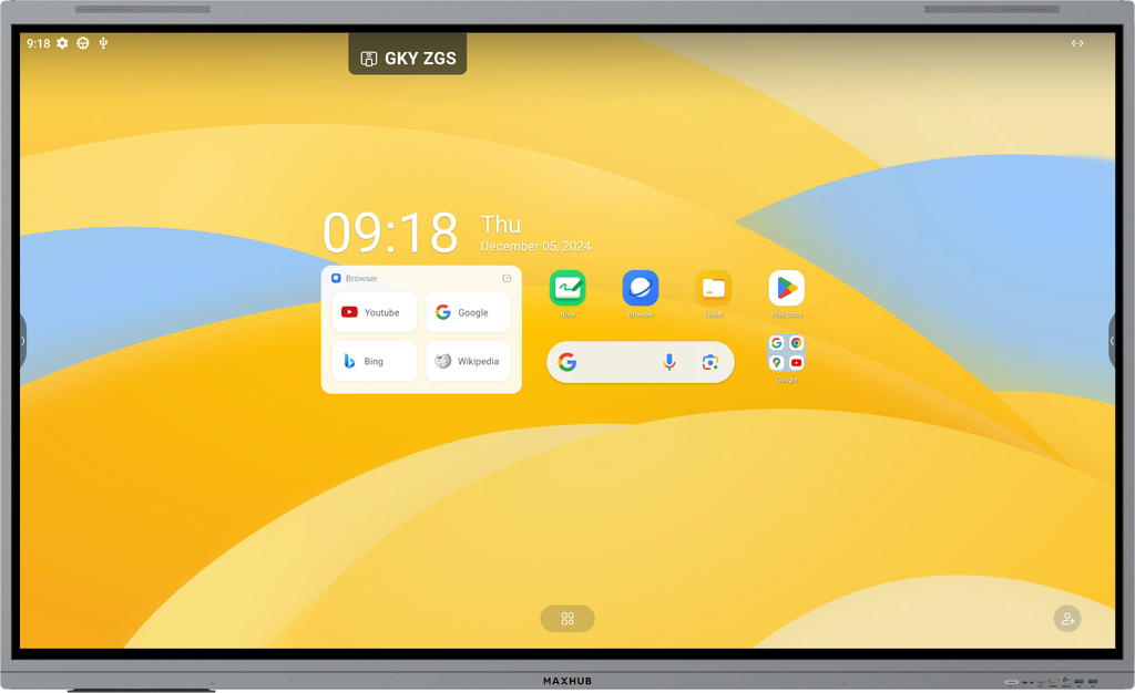 MAXHUB Interactive display 86" Android 14, EDLA, USB-C 65W - AV Partner